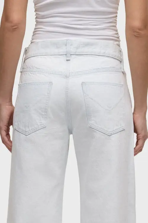 Hudson Jeans Rylee Low-rise Loose Pant - Bleached Cloud