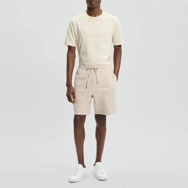 Theory Terry Cotton Drawstring Short