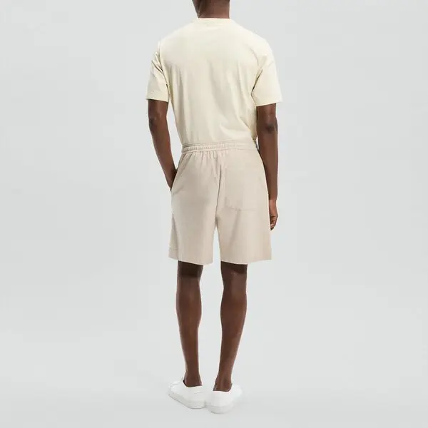 Theory Terry Cotton Drawstring Short