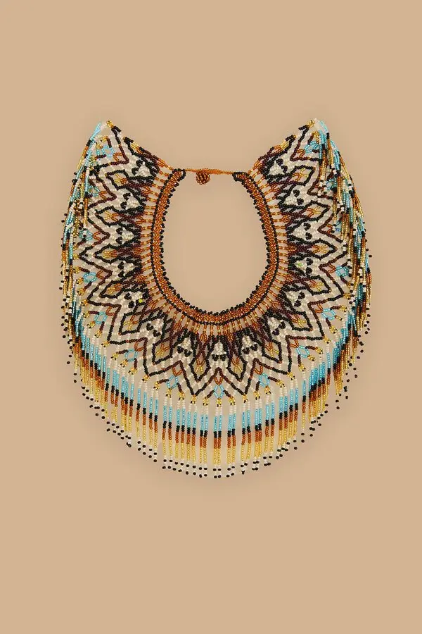 FARM RIO PROVISÓRIO Yawanawa Maxi Beaded Necklace - Multi