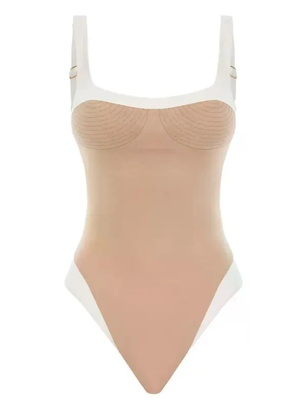 NOIRE SWIMWEAR Adele One-piece Swimsuit - Neutrals