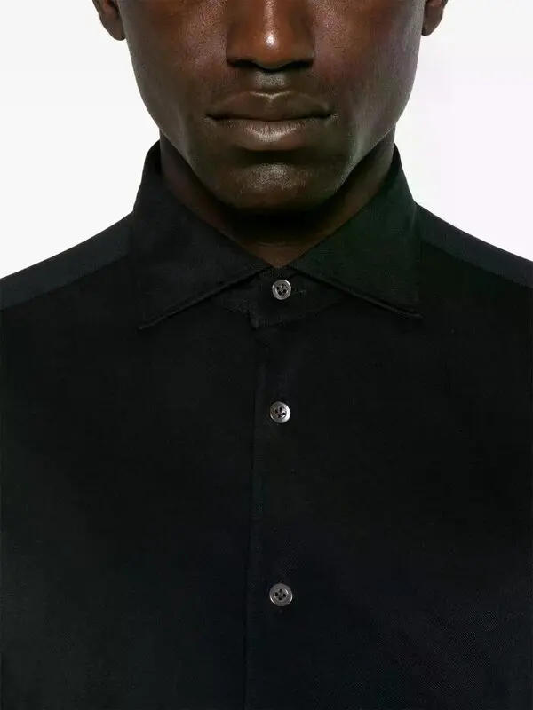 MAZZARELLI Jersey Shirt - Black