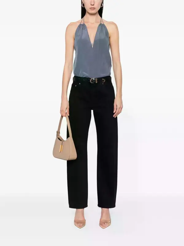 Victoria Beckham Silk V-neck Top