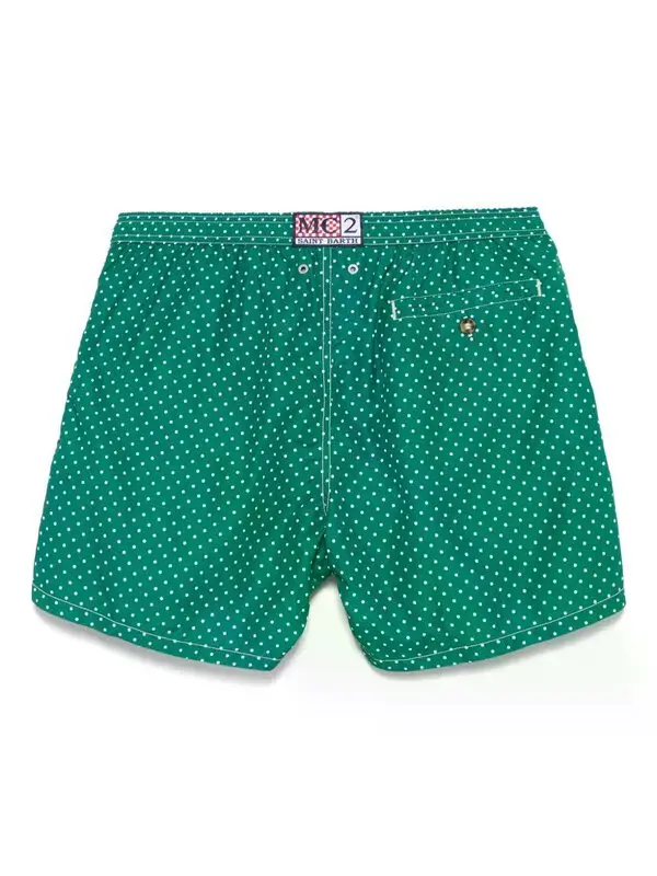 MC2 SAINT BARTH Lighting Micro Fantasy Swim Shorts - Green