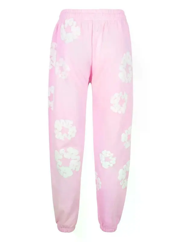 DENIM TEARS Cotton Wreath Track Pants - Pink