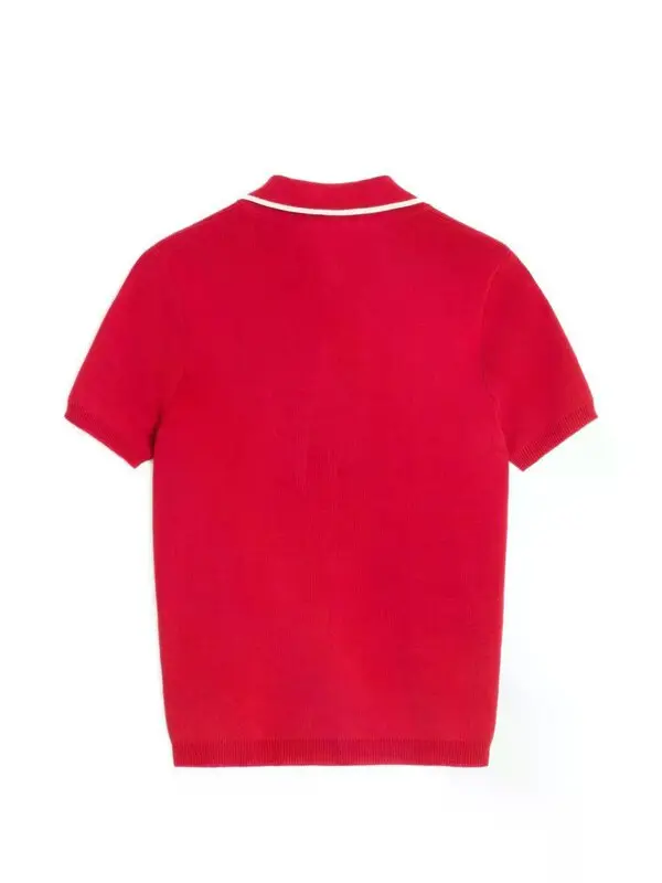 Valentino Garavani Cherry Charm Polo Top