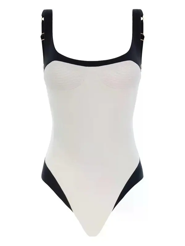 NOIRE SWIMWEAR Adele Swimsuit - White