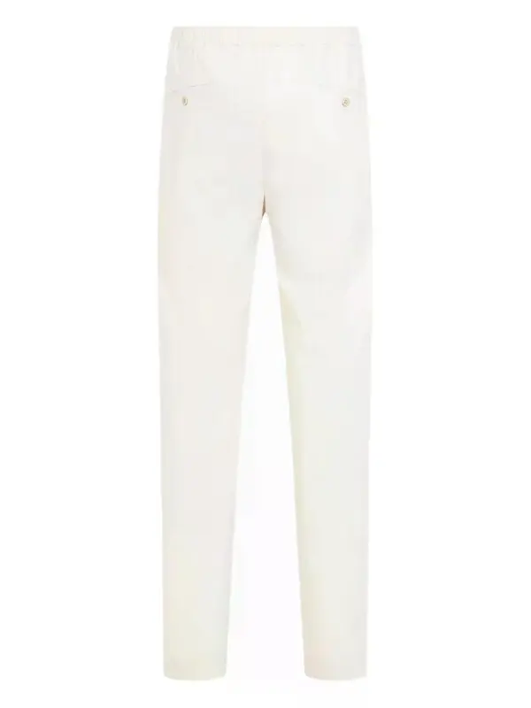 Ralph Lauren Purple Label Straight-leg Trousers - Neutrals