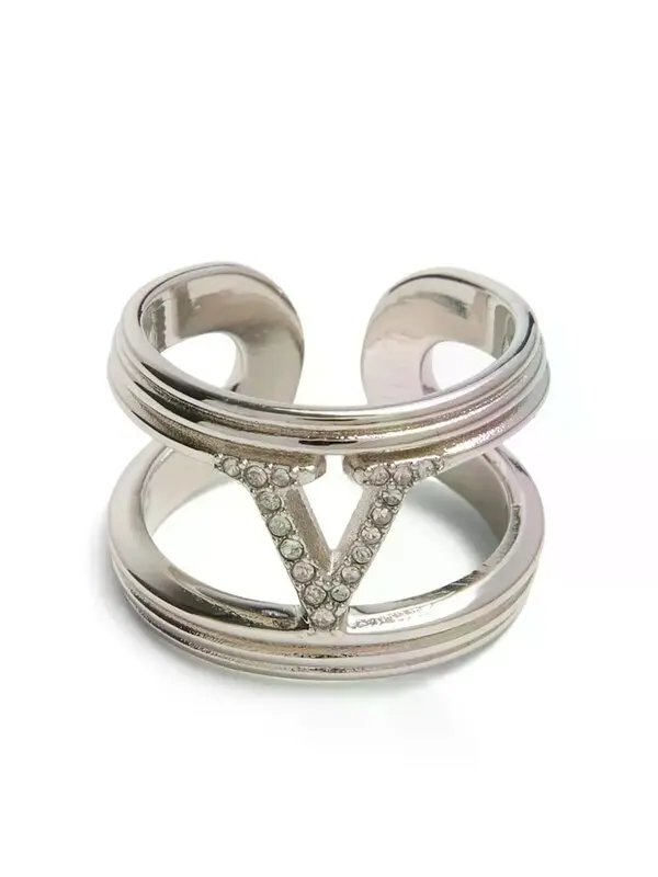 Valentino Garavani Vlogo Signature Ring - Silver