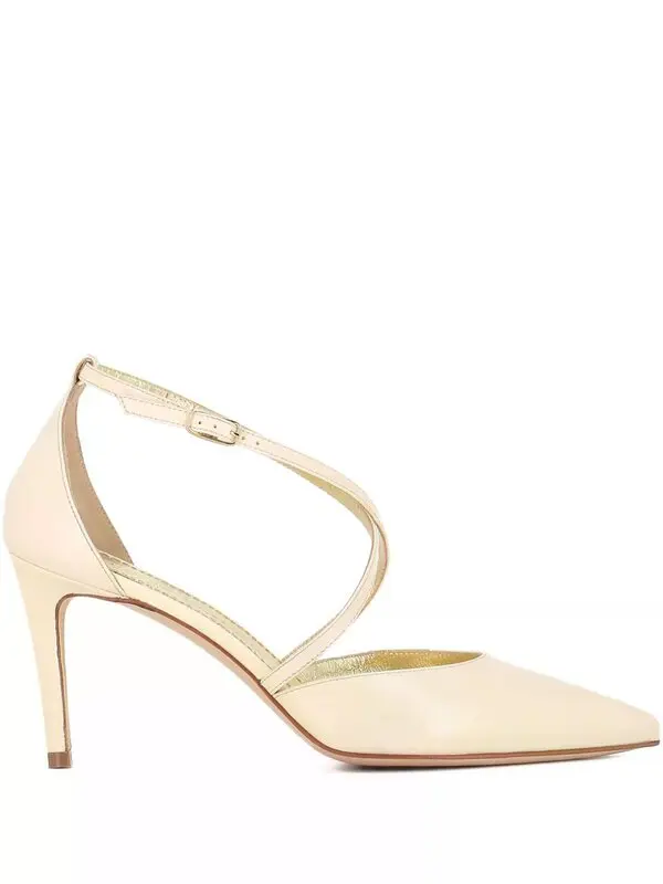 ANTONIO BARBATO MAESTRI VENEZIANI Cross-strap Leather Pumps