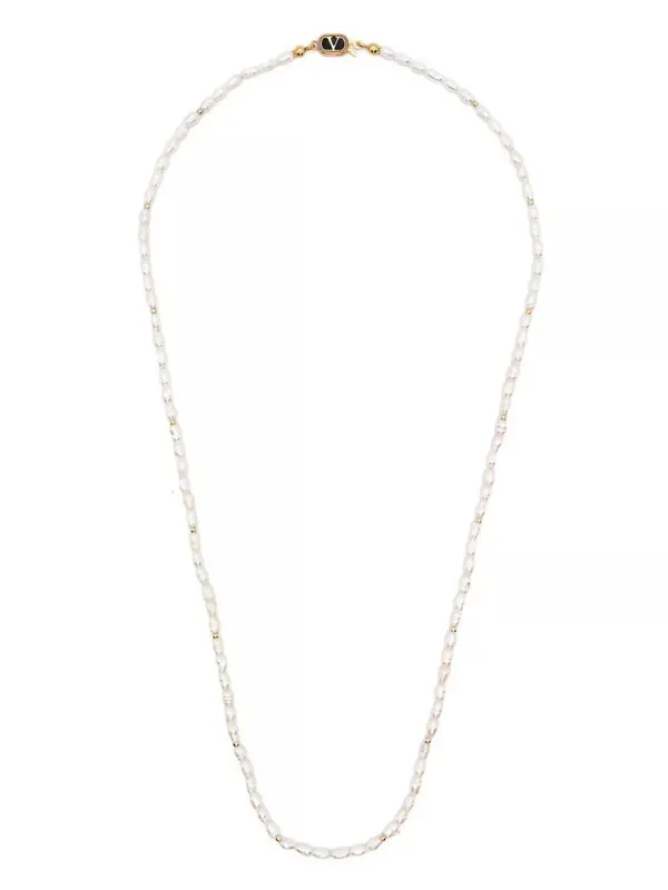 Valentino Garavani Vlogo Signature Necklace - Gold