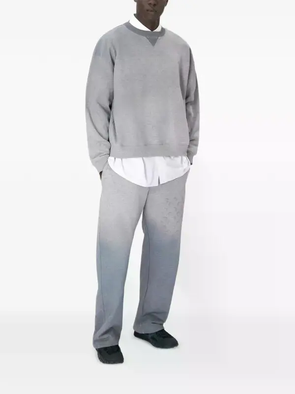 MARINE SERRE Moon Faded Fleece Oversized Sweatshirt