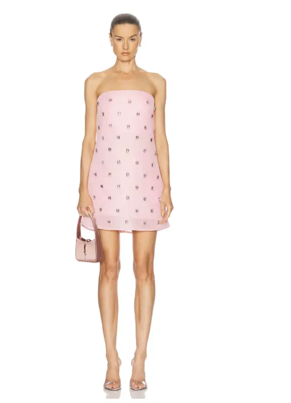 Brandon Maxwell The Tilly Dress - Pink