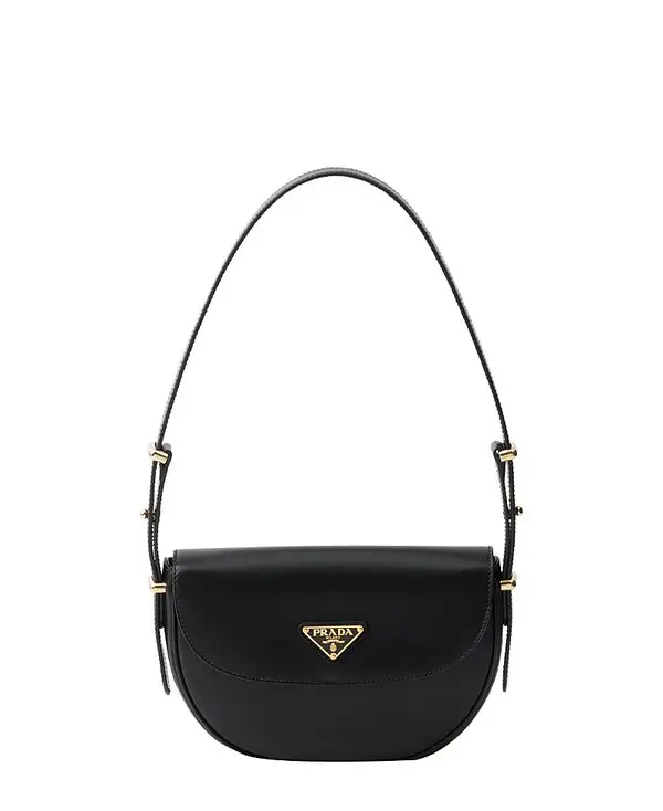 Prada Arque Leather Shoulder Bag