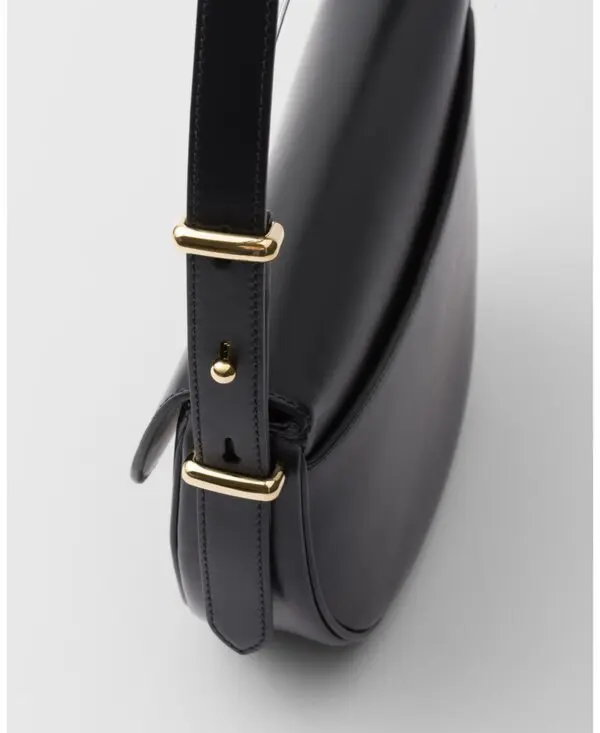 Prada Arque Leather Shoulder Bag