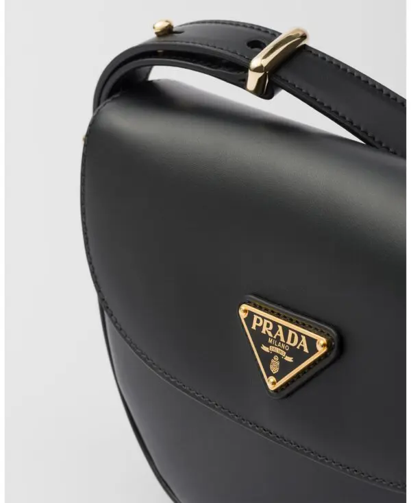 Prada Arque Leather Shoulder Bag