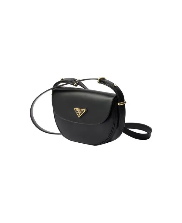 Prada Arque Leather Shoulder Bag