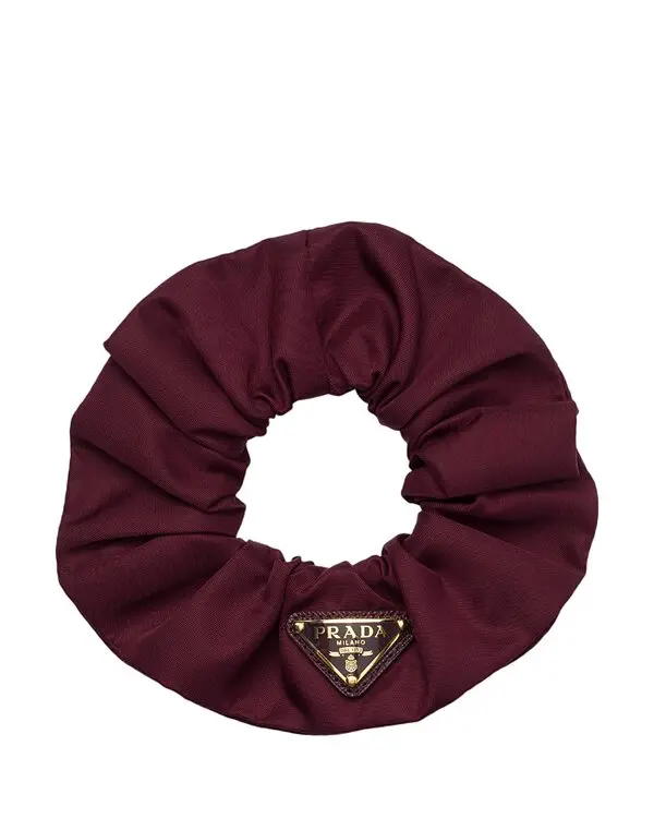 Prada Re-nylon Scrunchie - Burgundy