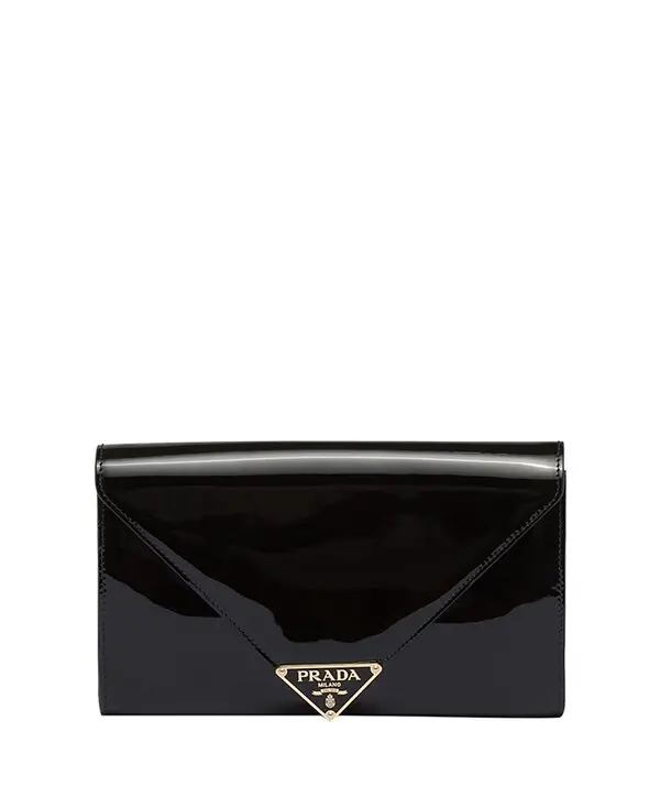Prada Mini Patent Leather Bag - Black