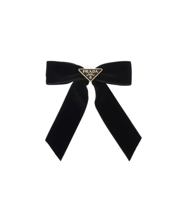 Prada Velvet Hair Clip