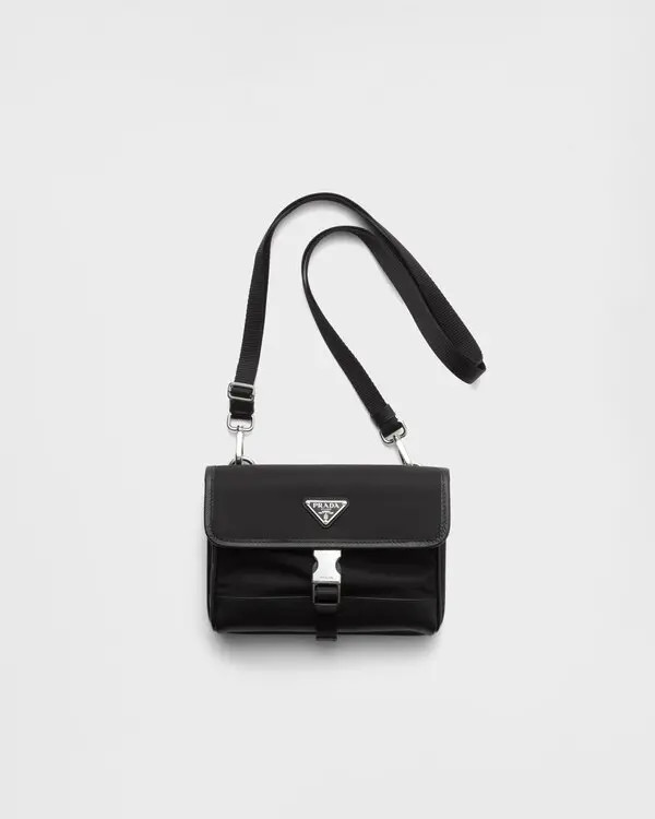 Prada Re-nylon And Saffiano Leather Smartphone Case
