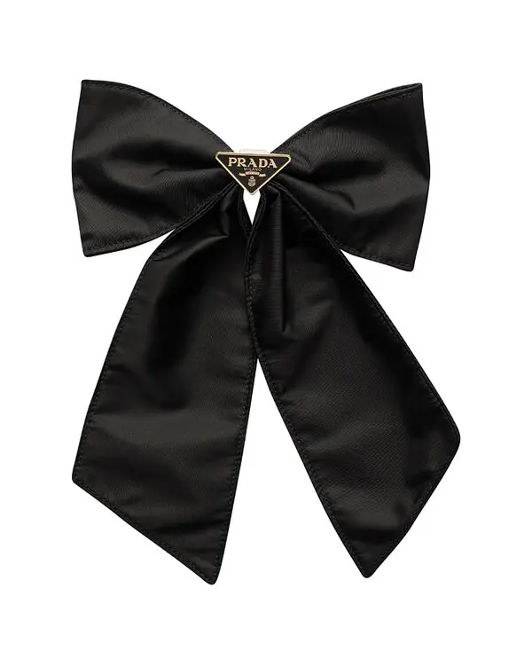 Prada Re-nylon Hair Clip - Black