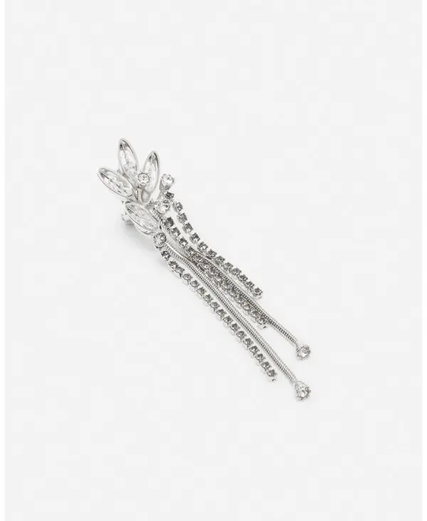 LANVIN Aede Crystal Earrings - Silver Crystal