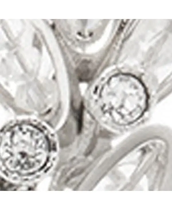LANVIN Aede Crystal Earrings - Silver Crystal