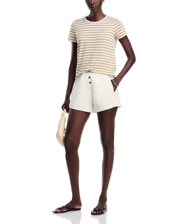 Majestic Filatures Striped Short Sleeve Tee
