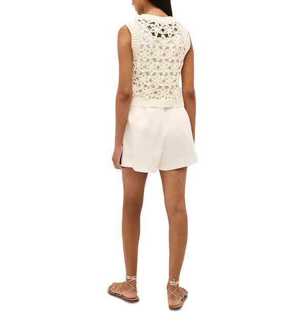 MARIE OLIVER Thea Floral Embroidered Top