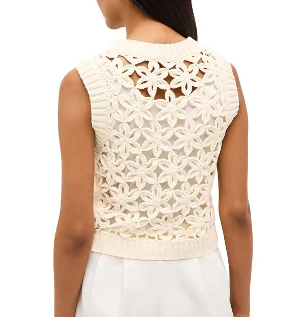 MARIE OLIVER Thea Floral Embroidered Top