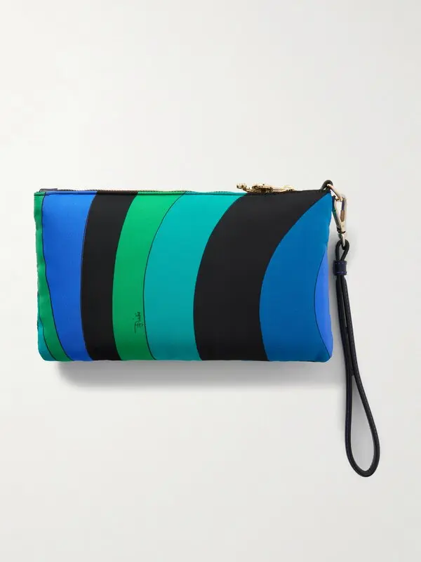 Emilio Pucci Printed Shell Clutch