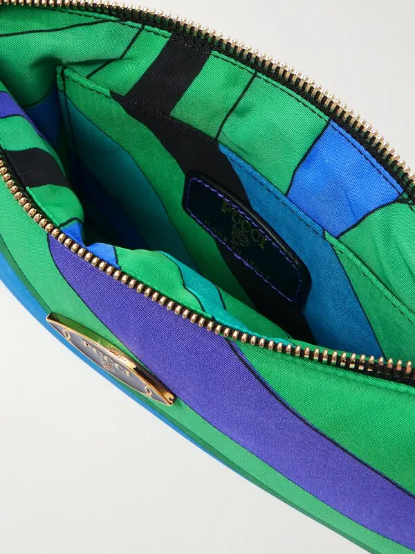 Emilio Pucci Printed Shell Clutch