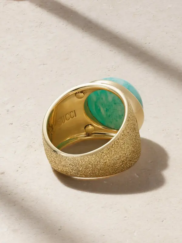 Carolina Bucci Downtown 18-karat Amazonite Ring