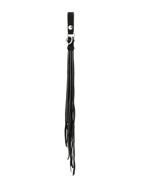 Amiri Studded Long Tassel Keychain - Black