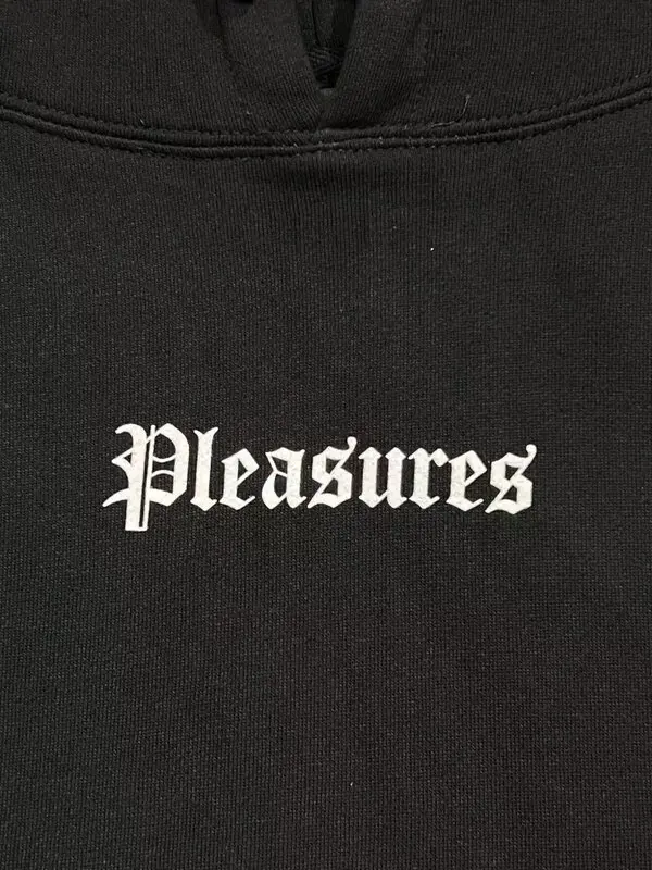 PLEASURES Logo-embroidered Hoodie