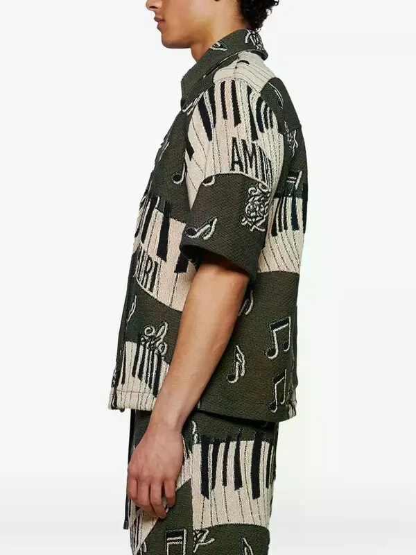 Amiri Piano Keys Tapestry Shirt