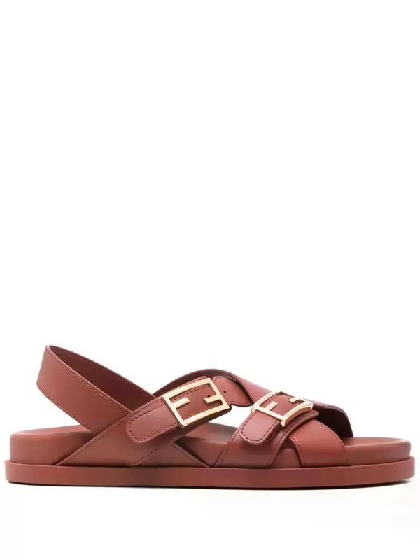 Fendi Leather Sandals