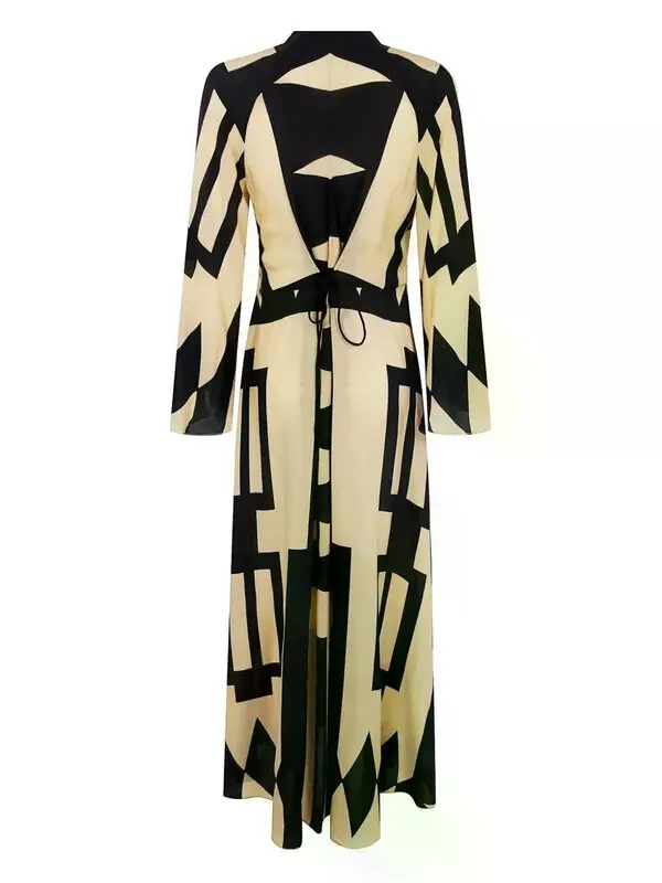 VOLANTIS Silk Midi Dress