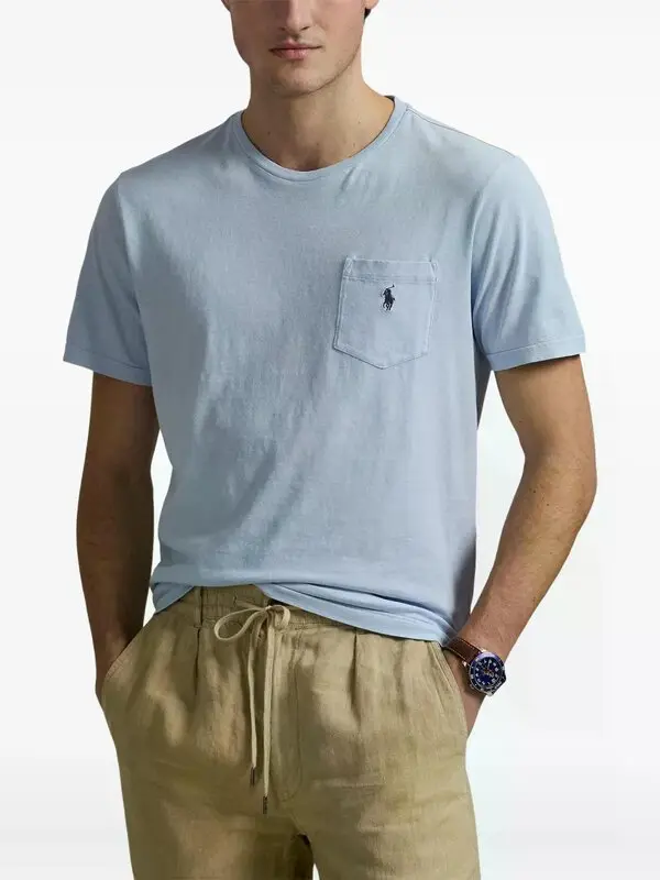 Polo Ralph Lauren Polo Pony-embroidered T-shirt - Blue