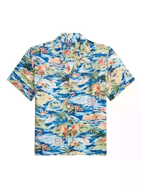 Polo Ralph Lauren Printed Shirt - Blue