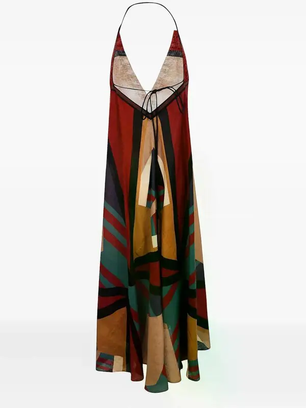 VOLANTIS Silk Midi Skirt