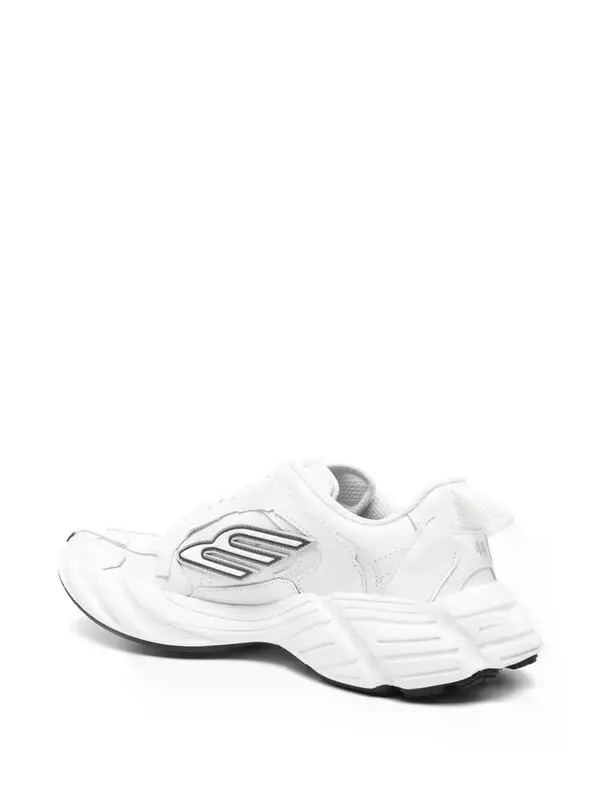 Balenciaga Monday Leather Sneakers - White