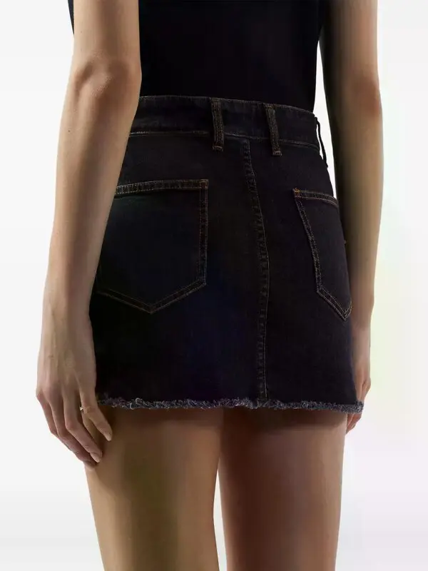 Gcds Denim Miniskirt