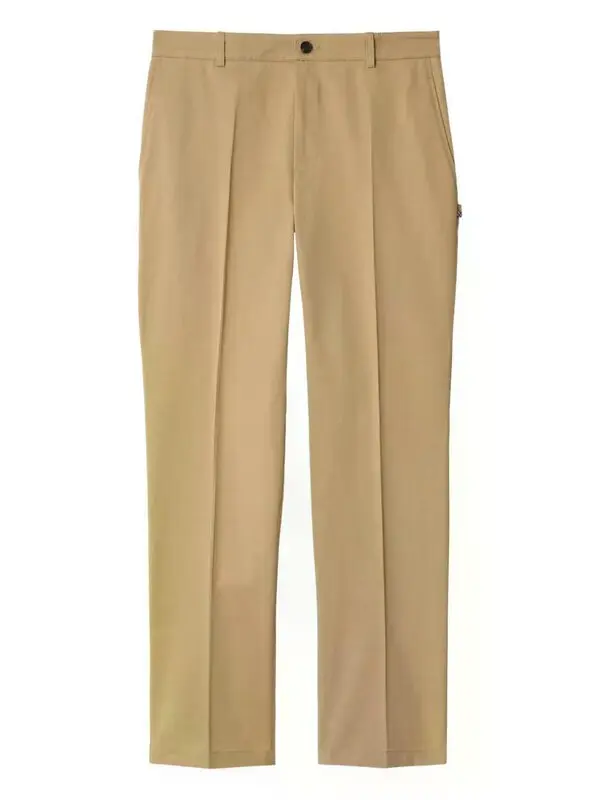 Burberry Straight Cotton Pants