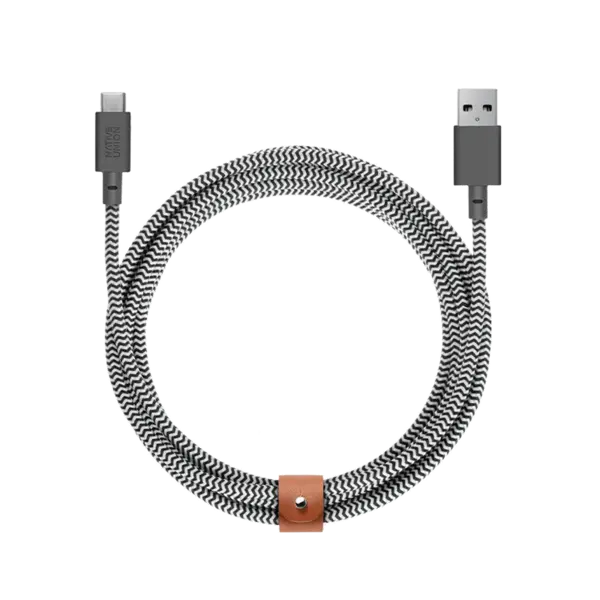 14TH & UNION Belt Cable Xl - Zebra