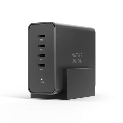 14TH & UNION Fast Desktop Charger - Black 14ow