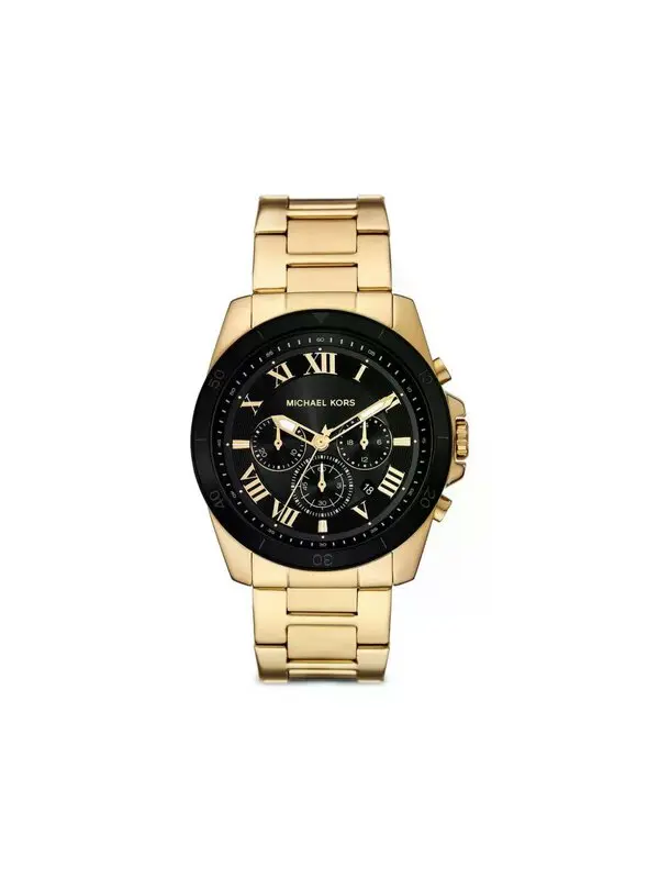 Michael Kors Stainless Steel Chronograph Bracelet Watch - Black