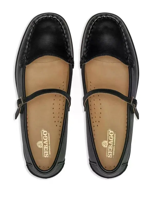 SEBAGO Leather Ballerina Shoes