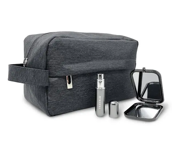 YOUZEY Dopp Kit, Atomizer & Compact Mirror - One-color